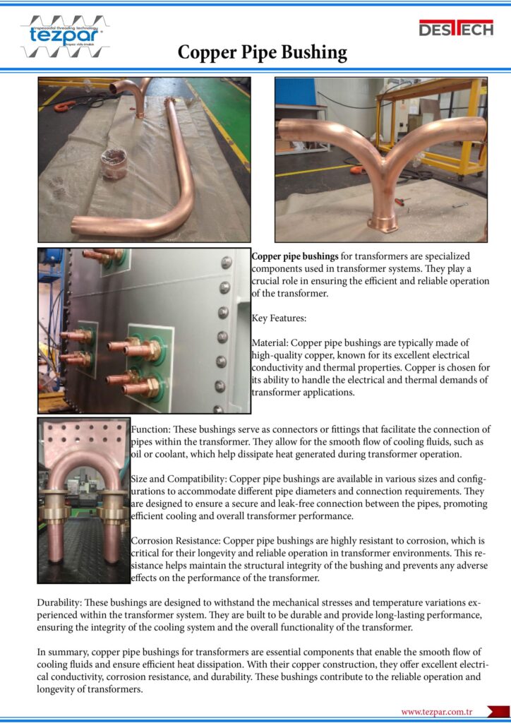 Copper Pipe Bushing - Tezpar Energy